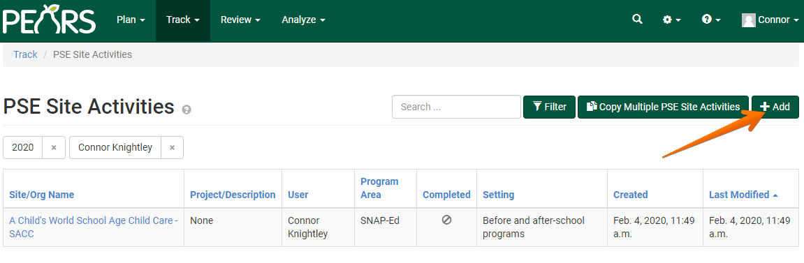 Create a PSE – PEARS Support Documentation