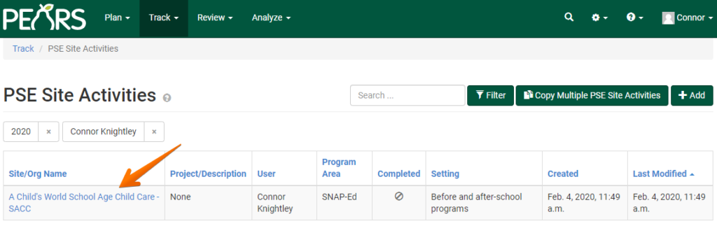 Document PSE Strategy – PEARS Support Documentation
