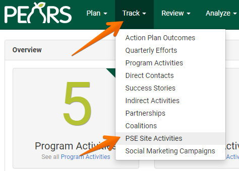 Create a PSE – PEARS Support Documentation