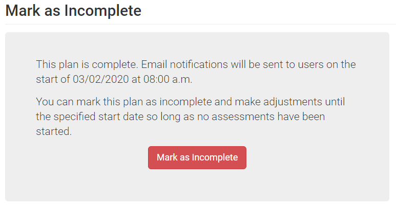 Mark a Performance Review Plan as Complete – PEARS Support Documentation