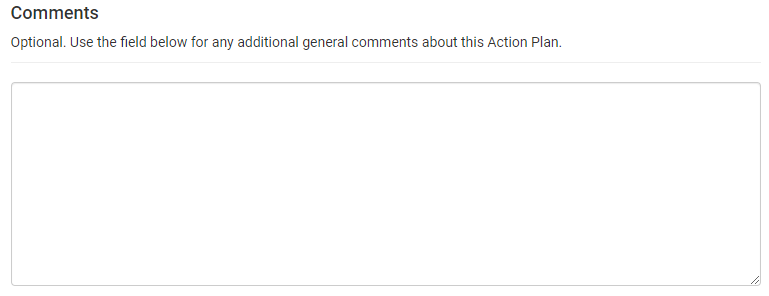 Create an Action Plan – PEARS Support Documentation