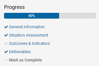 Mark an Action Plan as Complete – PEARS Support Documentation