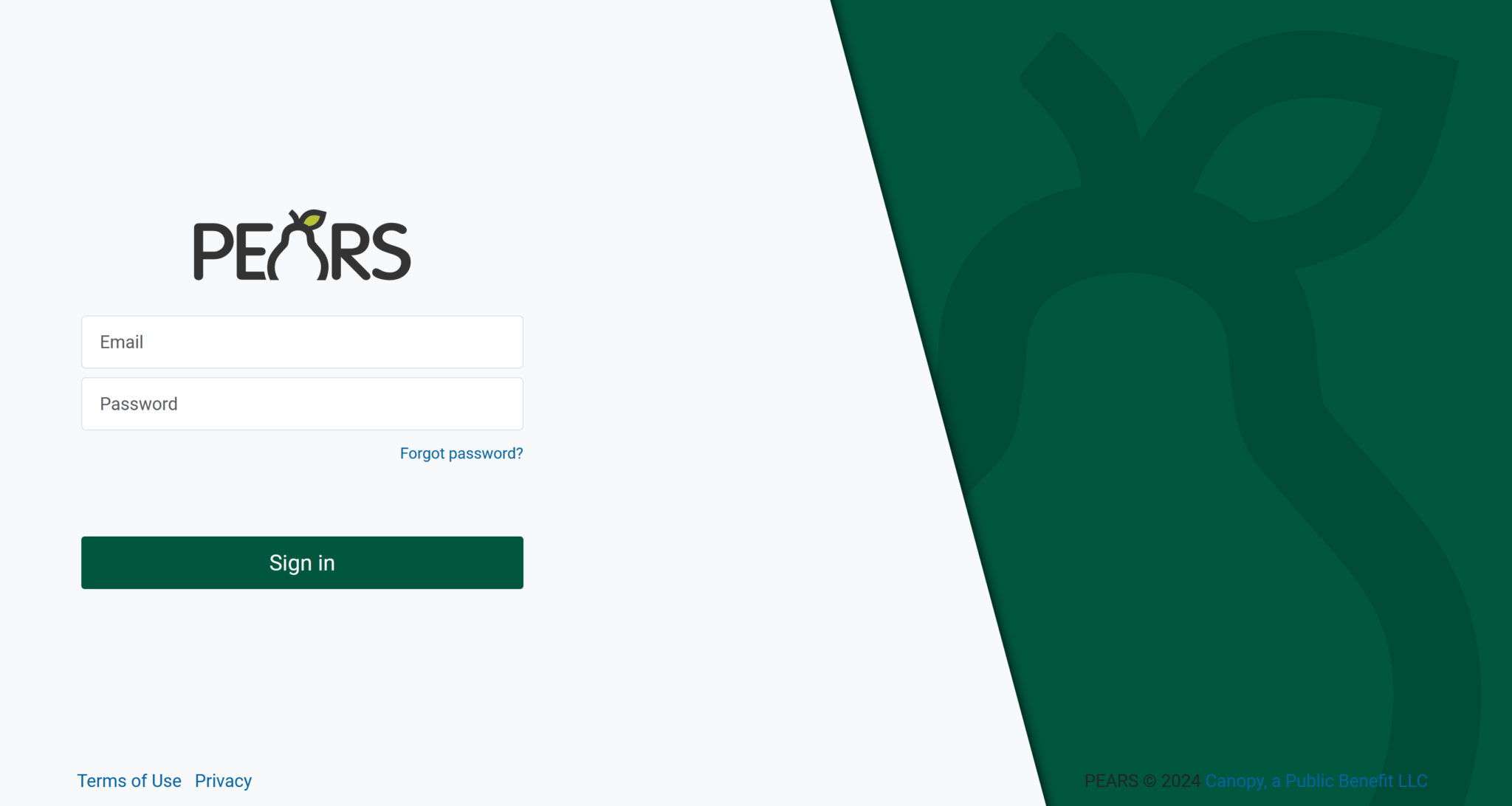 Update to the PEARS Login Page – PEARS Support Documentation